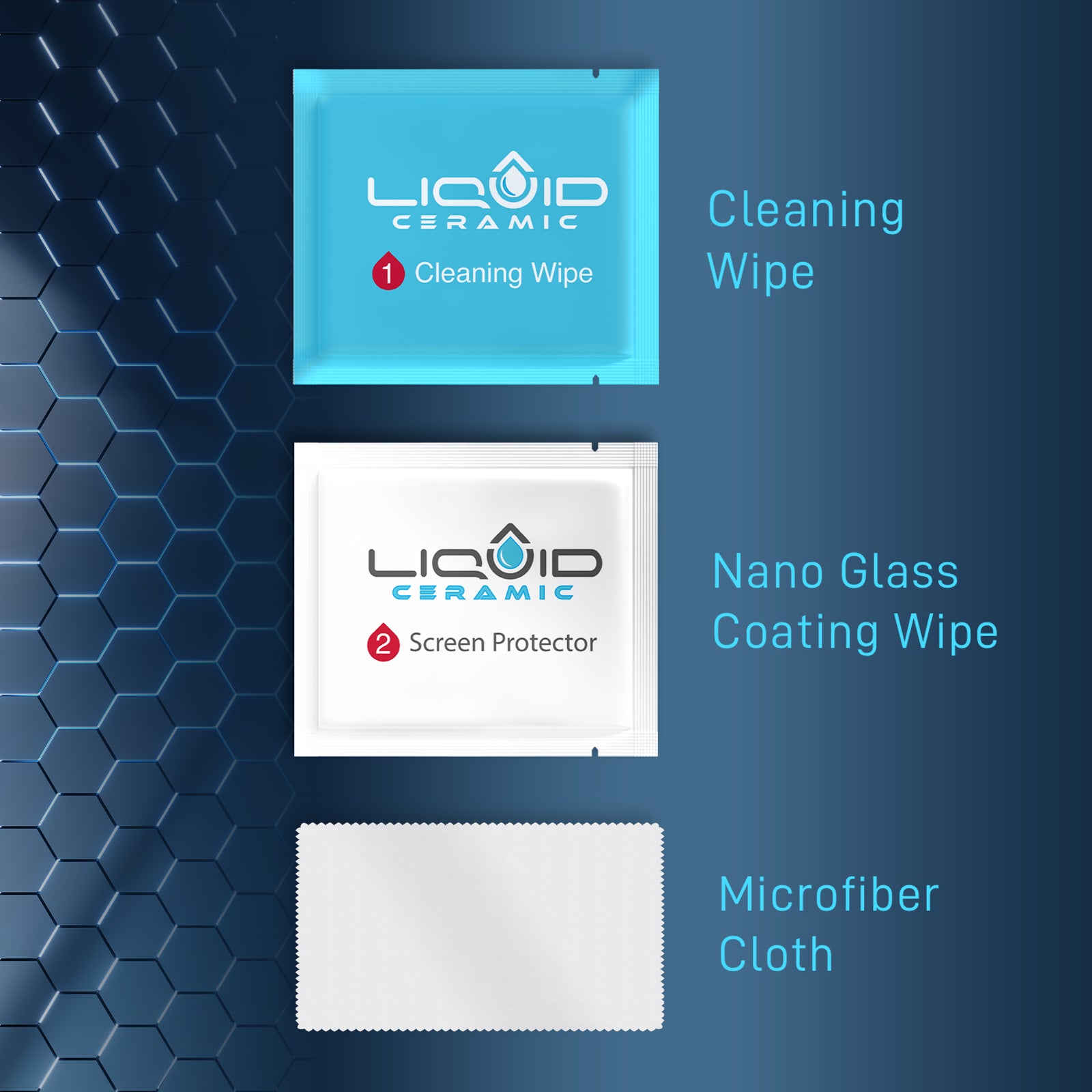 LIQUID CERAMIC Glass Screen Protector Wipe On Scratch and Shatter ...